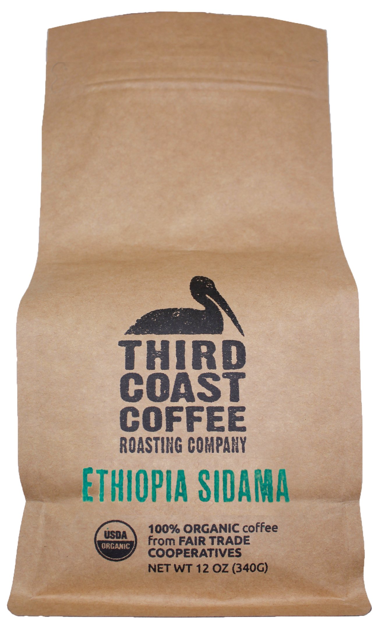 Third Coast Coffee Organic Fair Trade Ethiopia Sidama Coffee, 12 oz ...