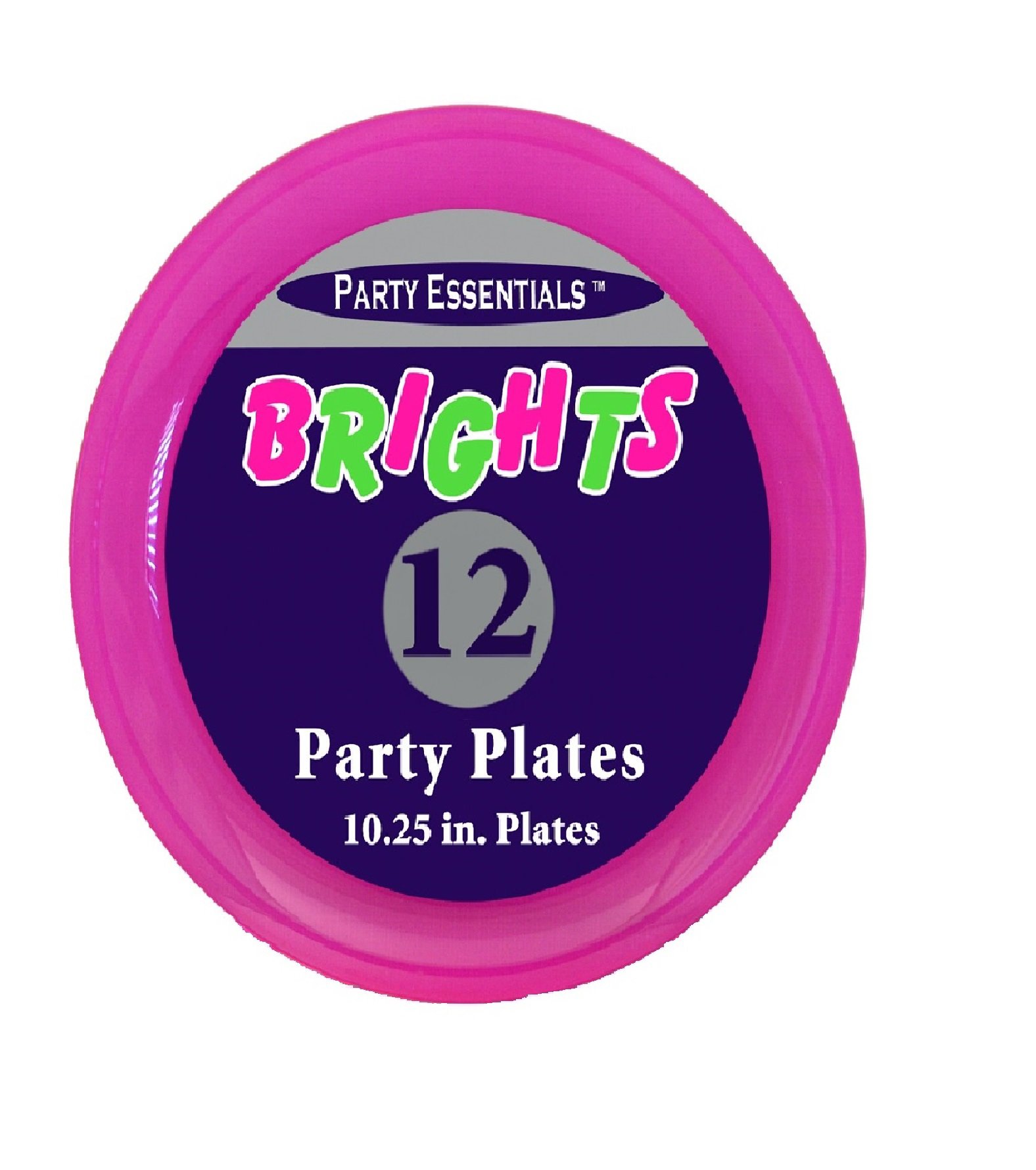 Party Essentials Brights Neon Plates, Assorted Colors - Shop Plates ...