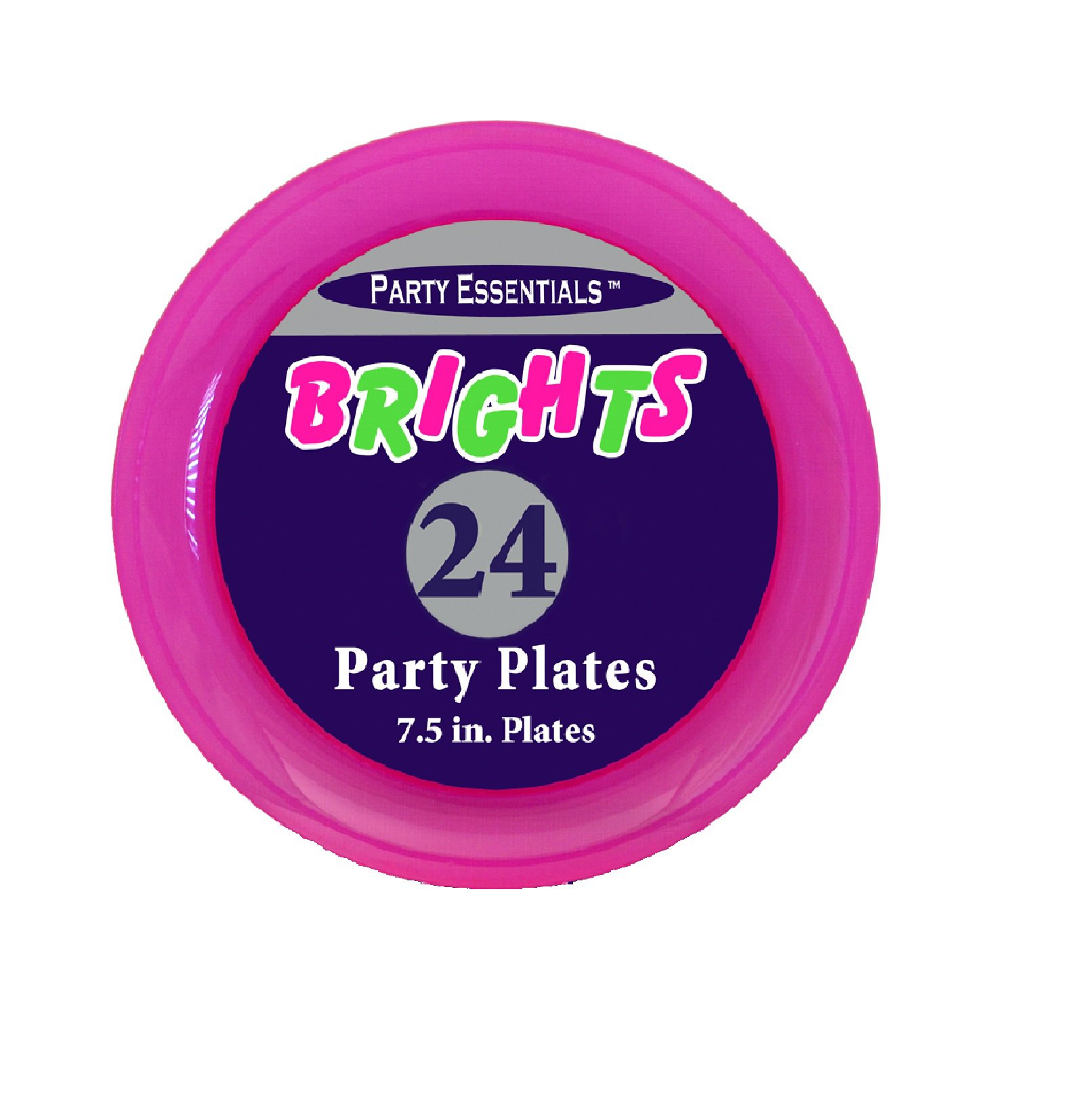 Party Essentials Brights Neon Plates, Assorted Colors - Shop Plates ...