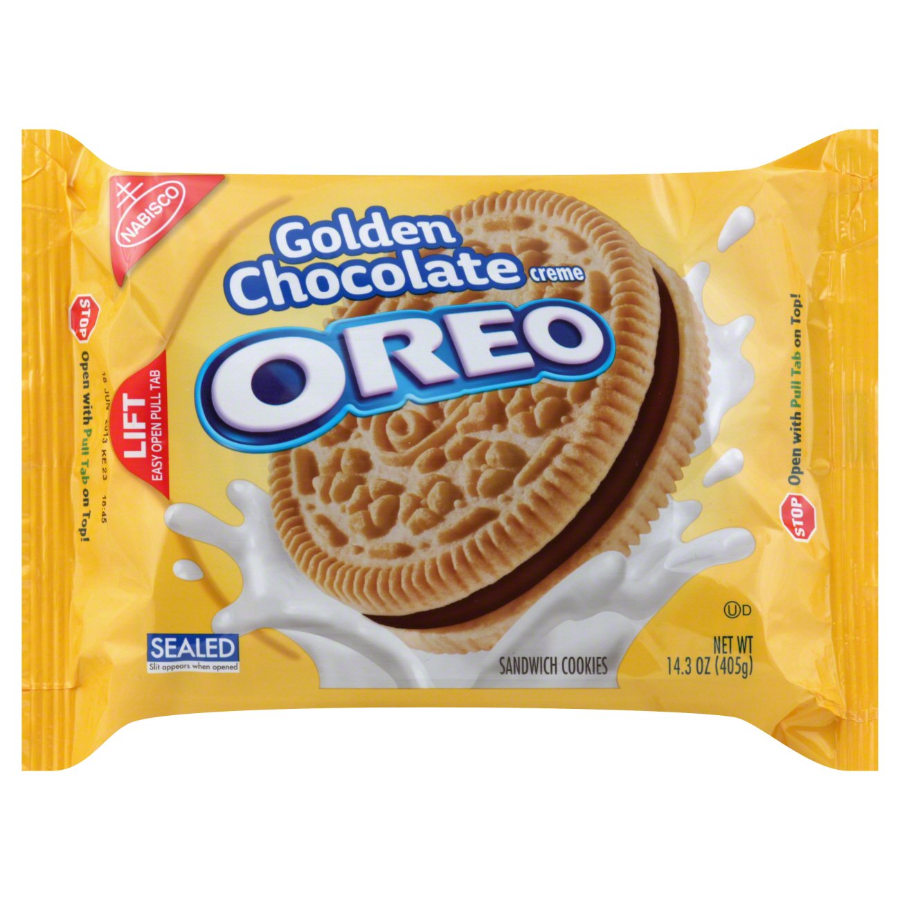 Nabisco Oreo Golden Chocolate Creme Sandwich Cookies - Shop Cookies at ...