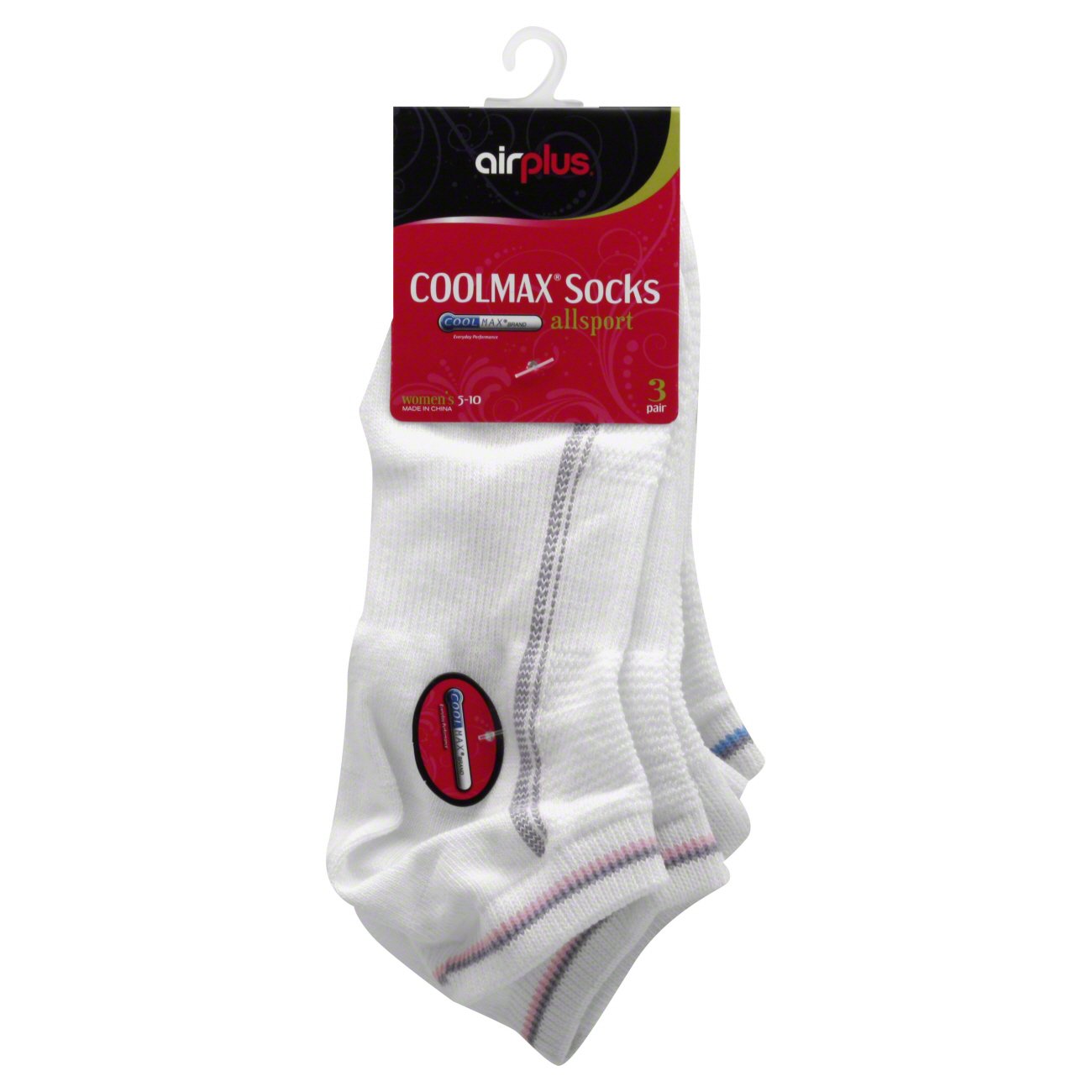 Airplus All Sport Coolmax Socks Size 5-10 - Shop Socks & hose at H-E-B