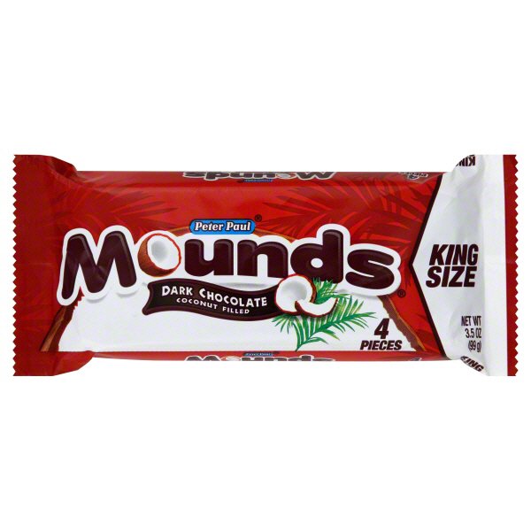 Mounds Dark Chocolate Coconut King Size Candy Bar - Shop Candy at H-E-B