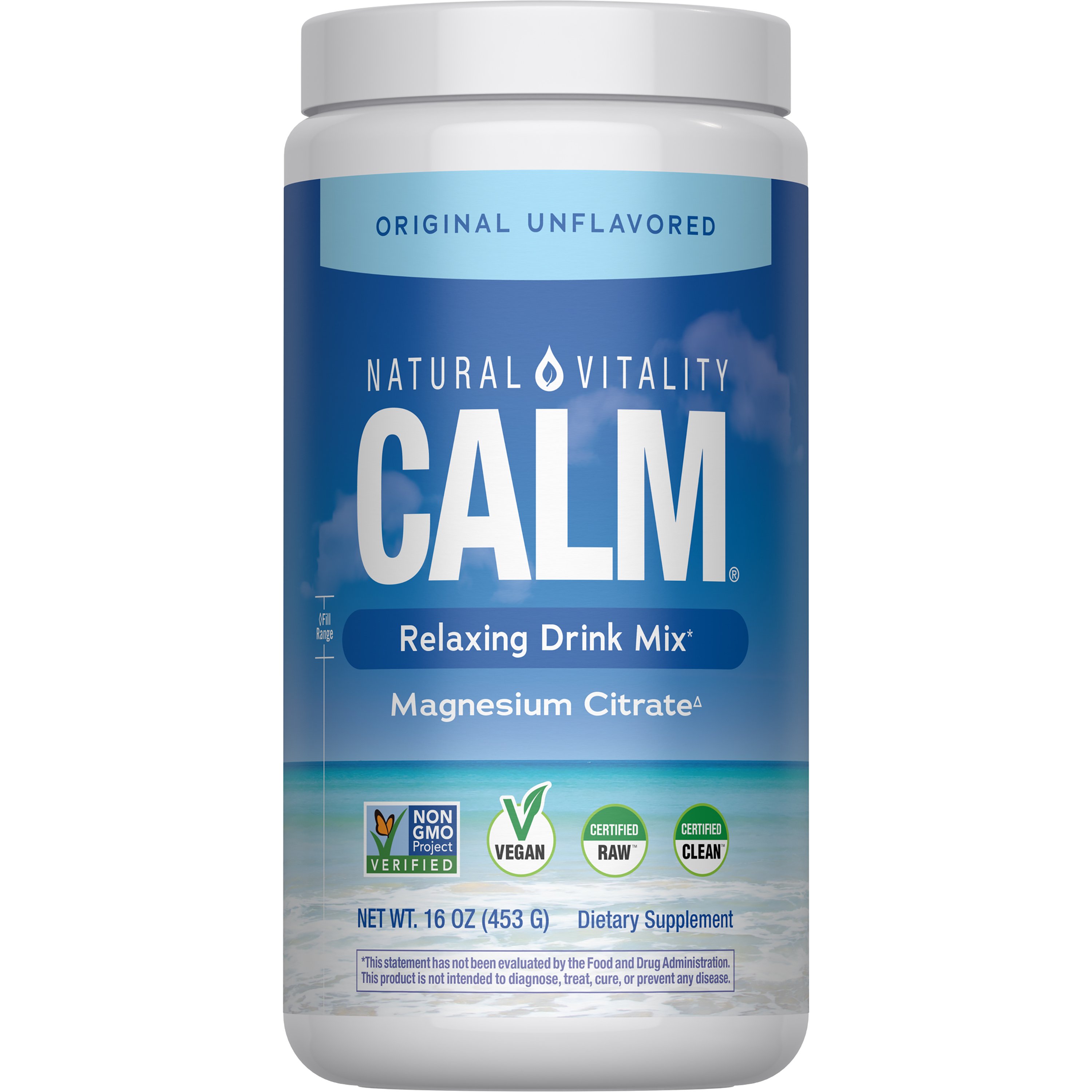 Natural Vitality Original CALM Magnesium Supplement Drink Mix - Shop ...