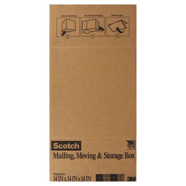 Scotch Mailing, Moving & Storage Box 14x14 in - Shop Envelopes & boxes ...