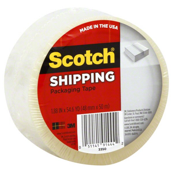 Scotch Shipping Packaging Tape, 1.88 in x 54.6 yds - Shop Tape at H-E-B