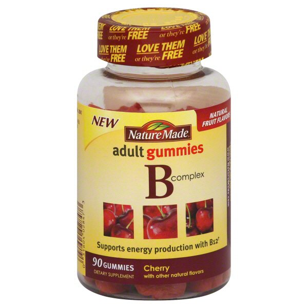 Nature Made Adult B Complex Gummies - Cherry - Shop Vitamins A-Z at H-E-B