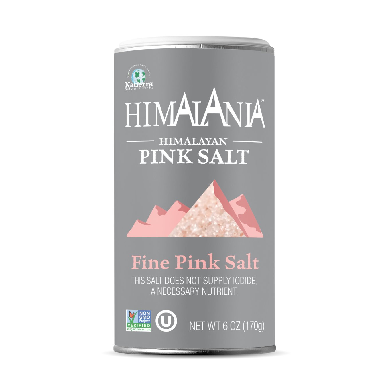 Natierra Himalayan Fine Pink Salt Shaker - Shop Herbs & Spices at H-E-B