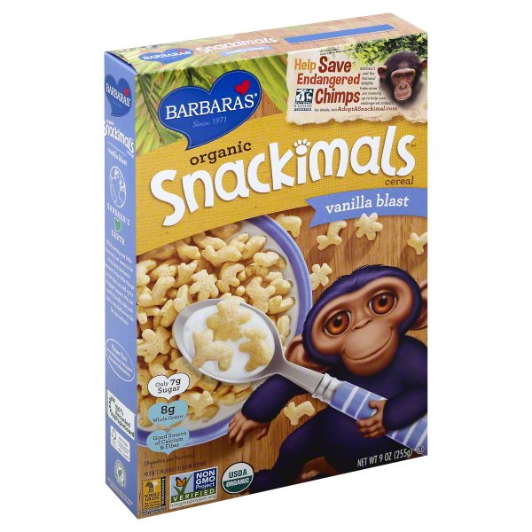 Barbara's Organic Snackimals Vanilla Blast Cereal - Shop Cereal at H-E-B