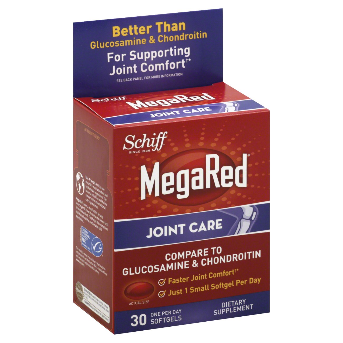 Schiff MegaRed Joint Care Softgels - Shop Diet & fitness at H-E-B