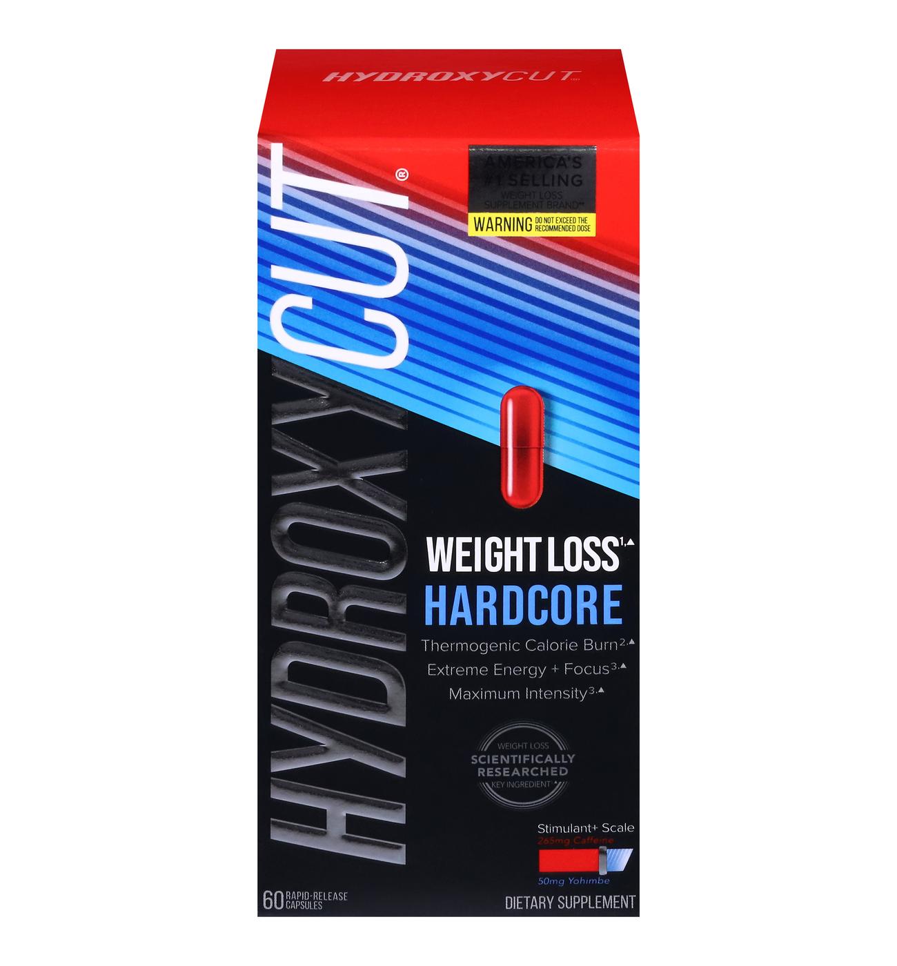 Hydroxycut Weight Loss Hardcore Rapid Release Capsules - Shop Diet ...