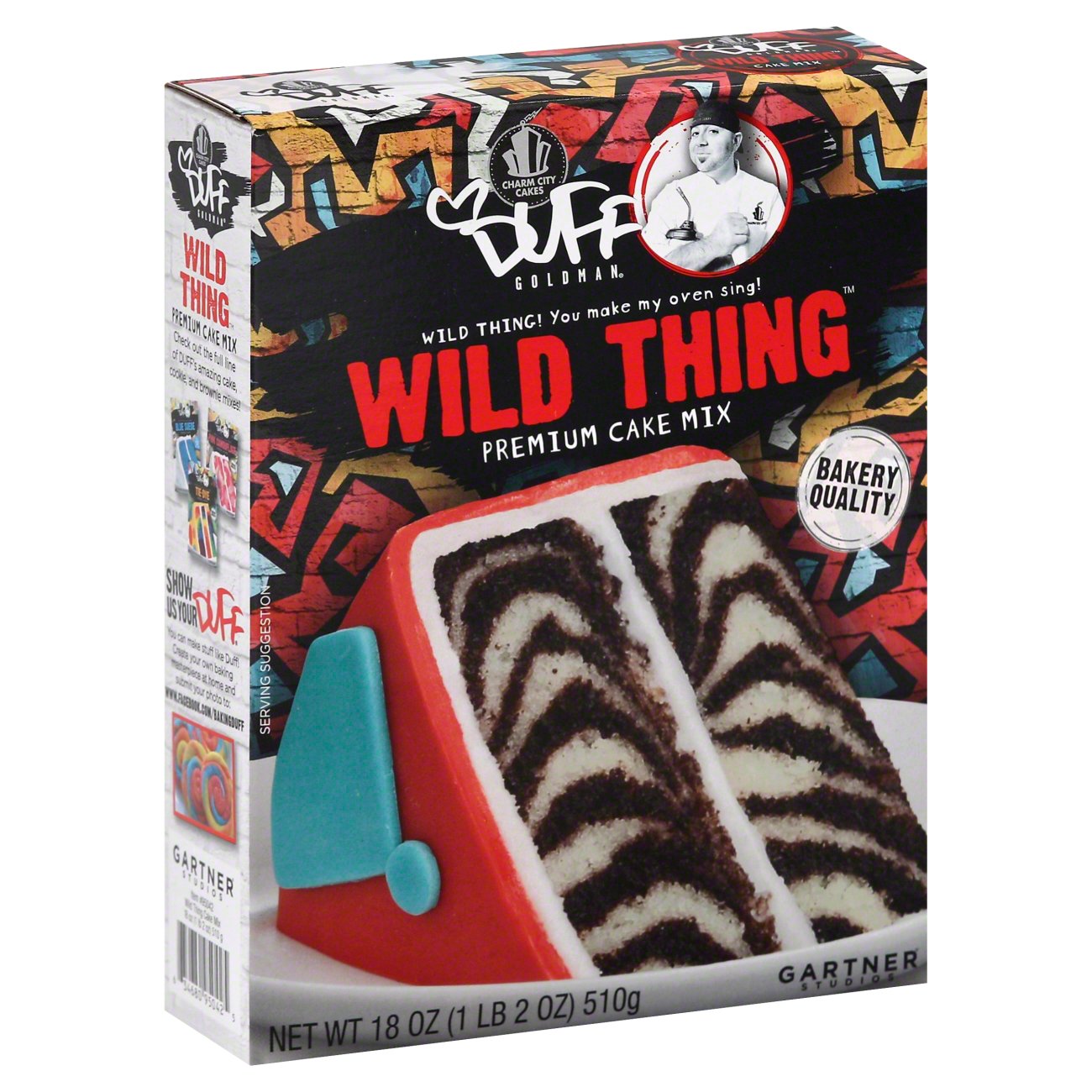 Duff Goldman Charm City Cakes Zebra Premium Cake Mix - Shop Baking ...