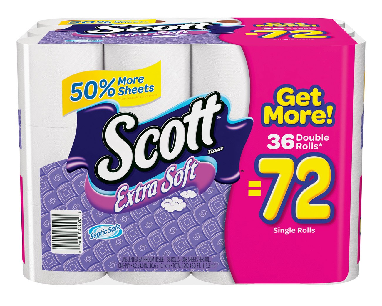 Scott Extra Soft Toilet Paper - Shop Toilet paper at H-E-B