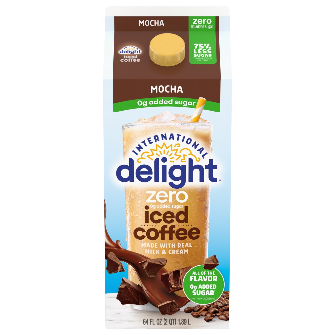 International Delight Zero Added Sugar Iced Coffee - Mocha - Shop ...