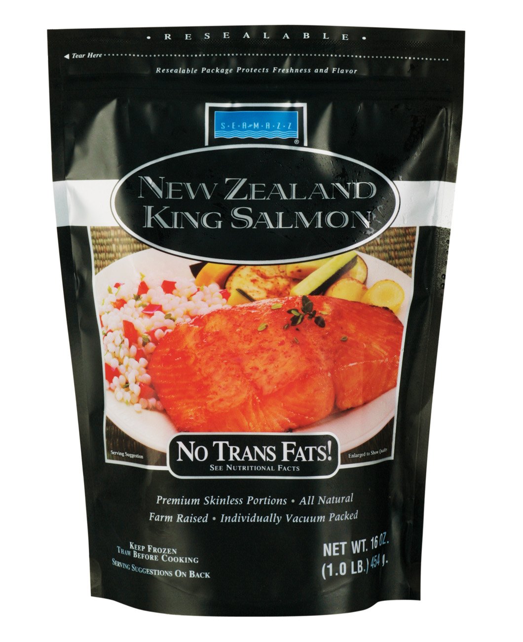 Seamazz New Zealand King Salmon Portions - Shop Fish at H-E-B