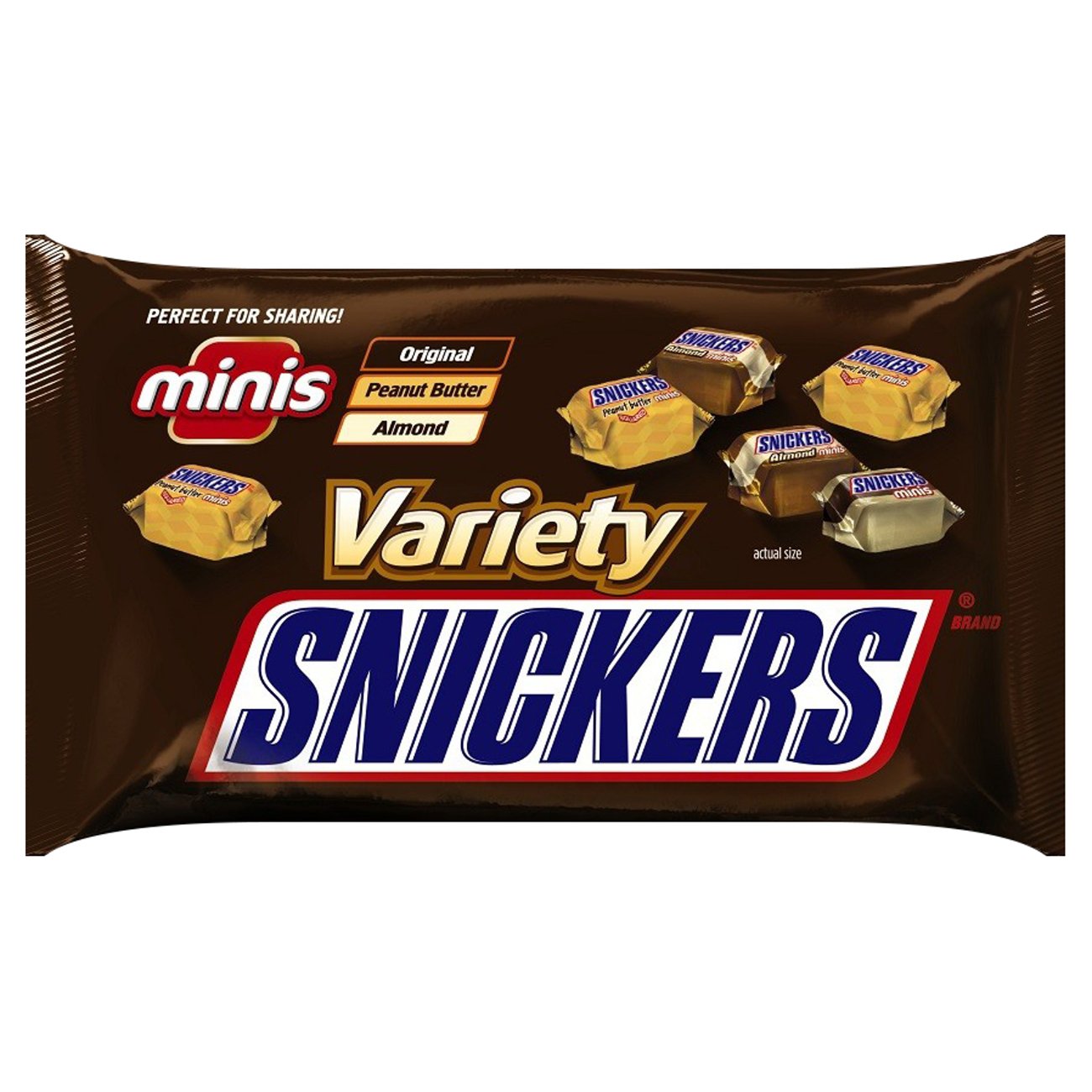 Snickers Minis Chocolate Bar Variety Mix Candy - Shop Snacks & Candy at ...