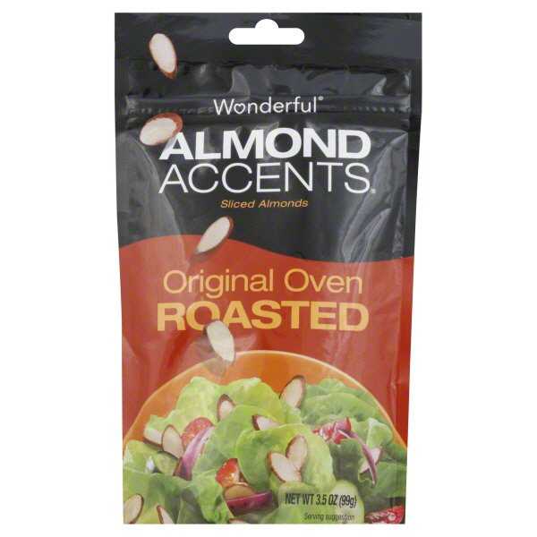 Wonderful Almond Accents Original Oven Roasted - Shop Salad toppings at ...