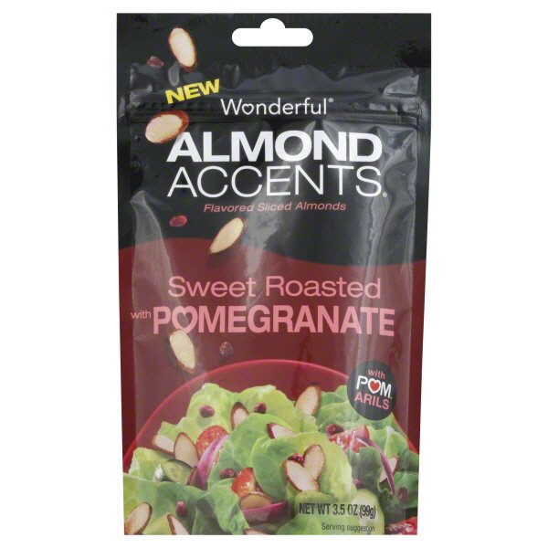 Wonderful Almond Accents Sweet Roasted with Pomegranate - Shop Salad ...