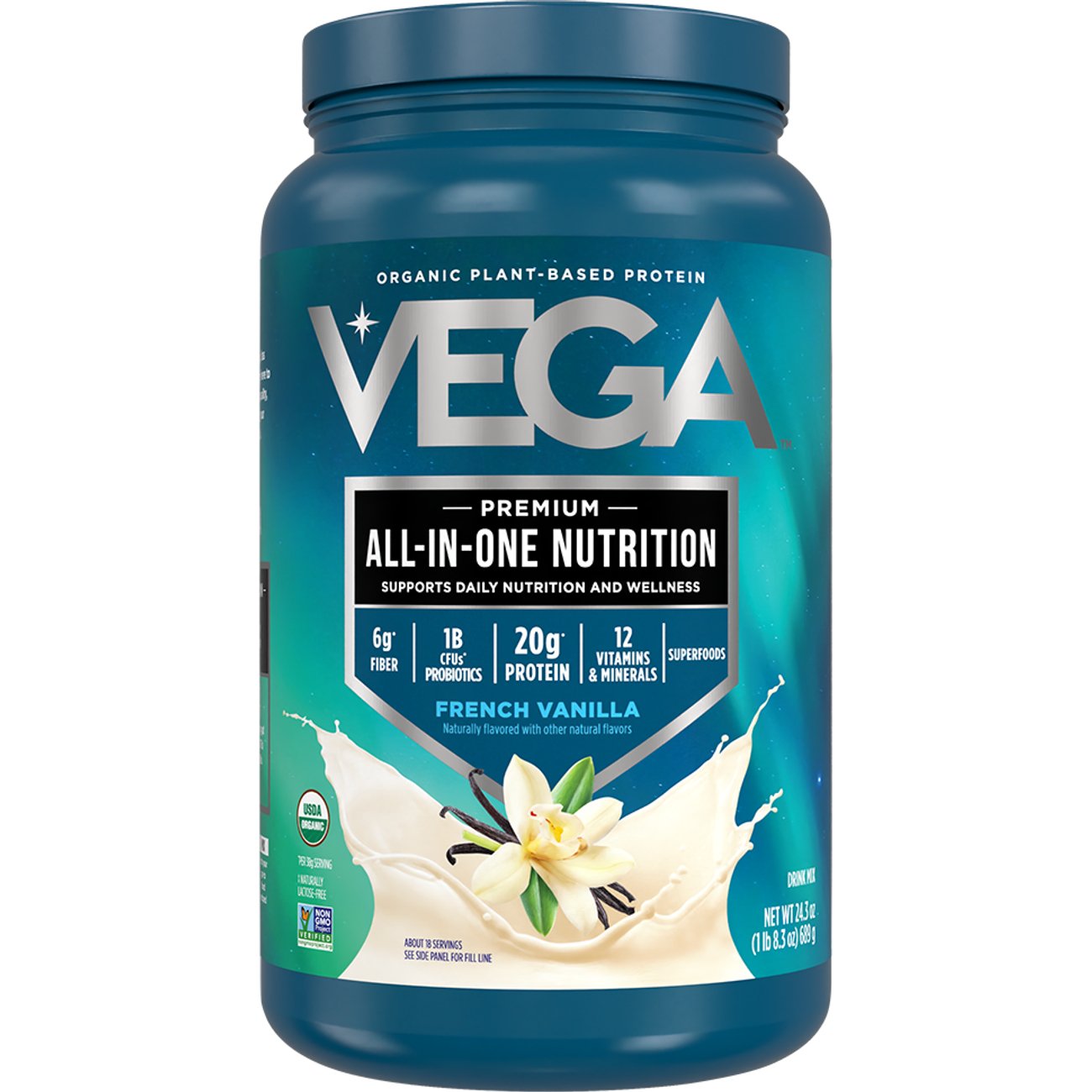 Vega One All-In-One Nutritional Shake, French Vanilla - Shop Diet ...