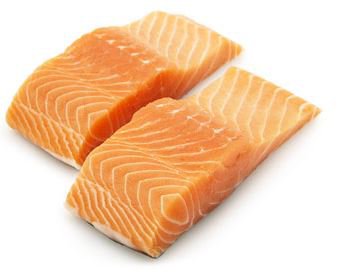 Fresh Atlantic Salmon Portions Tray Pack, Farm Raised - Shop Seafood at ...