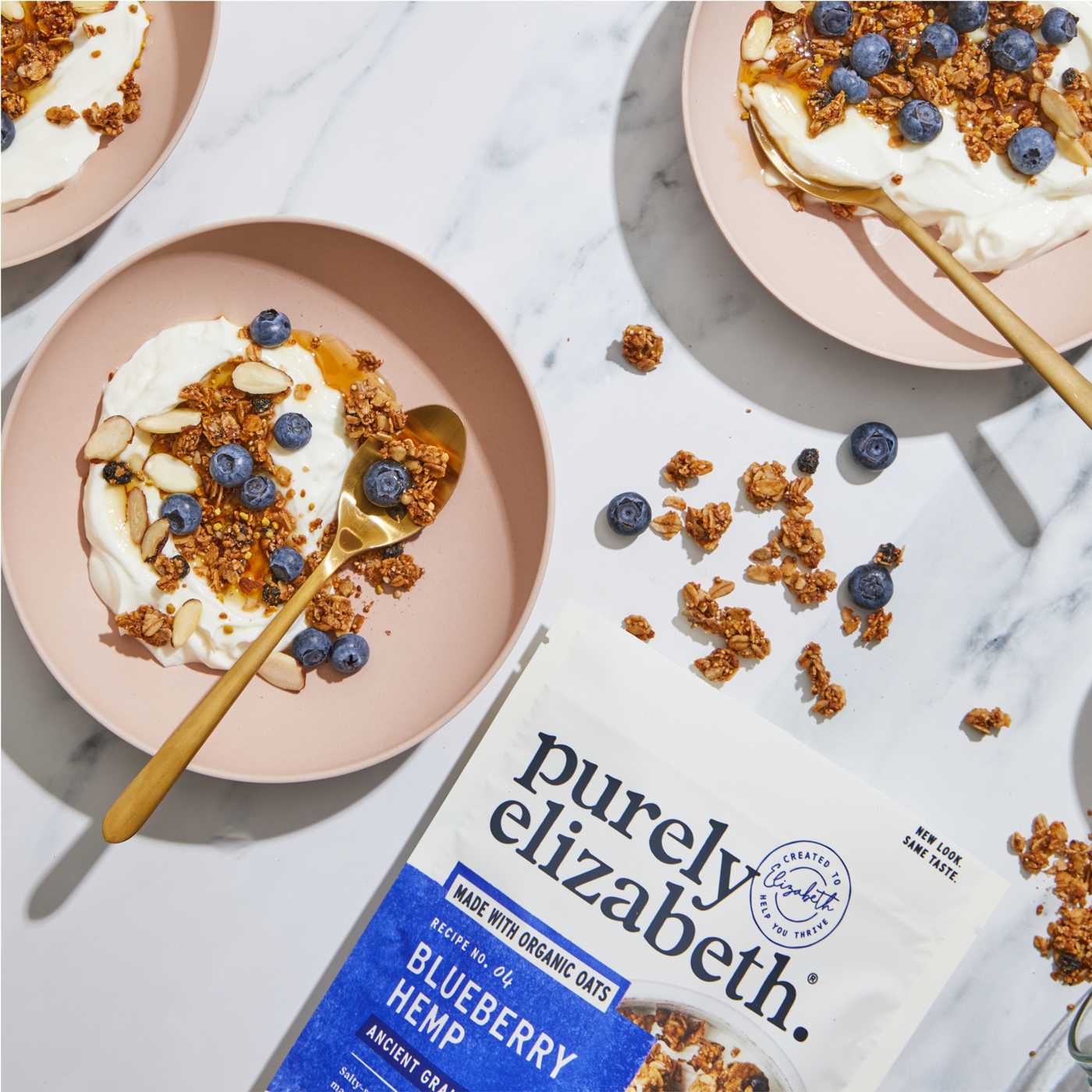 Purely Elizabeth Organic Blueberry Hemp Ancient Grain Granola - Shop ...
