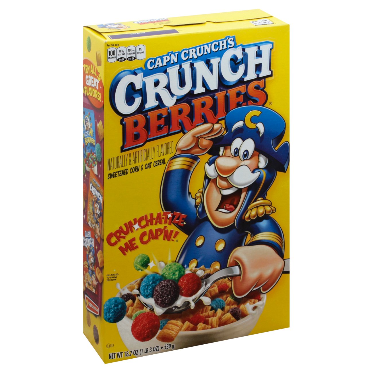 Cap'n Crunch Crunch Berries Cereal - Shop Cereal at H-E-B