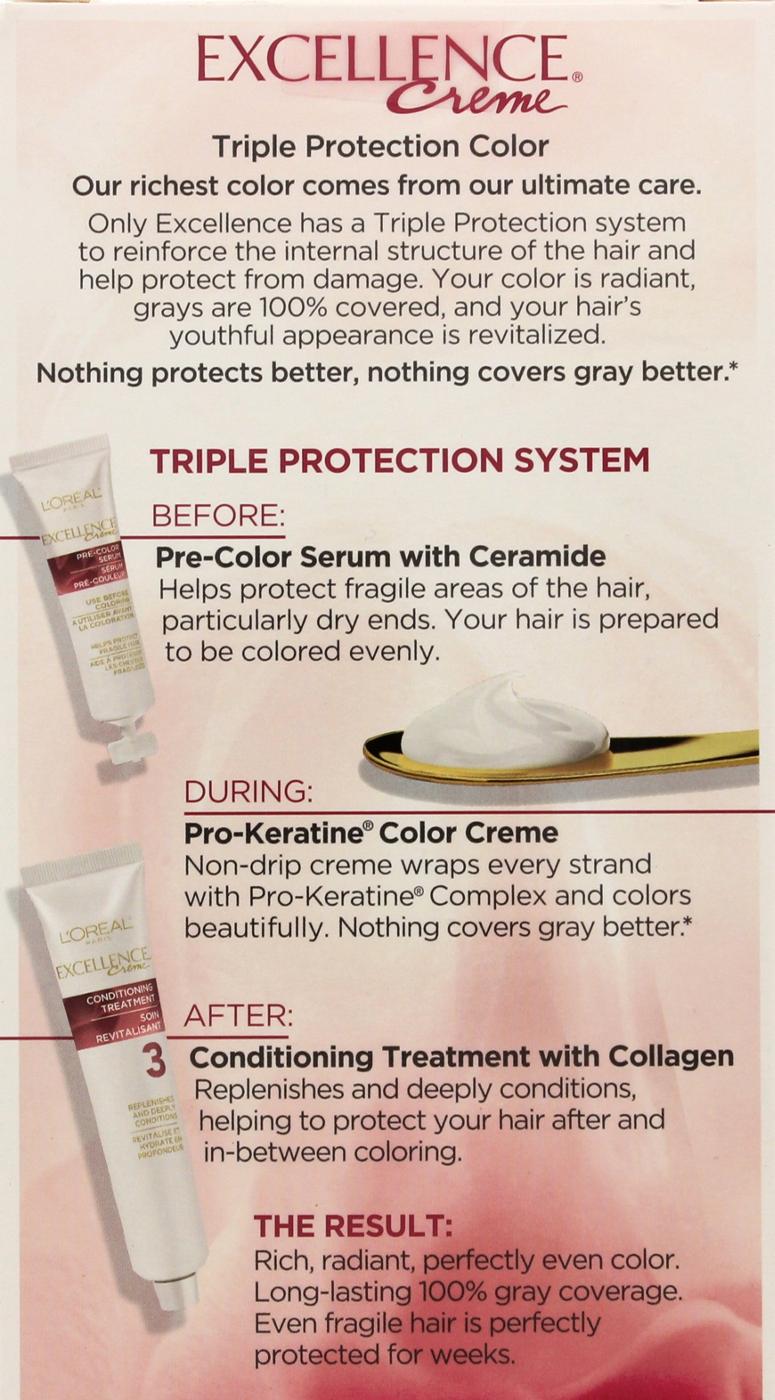 L'Oréal Paris Excellence Créme Permanent Hair Color, 4RM Dark Mahogany ...