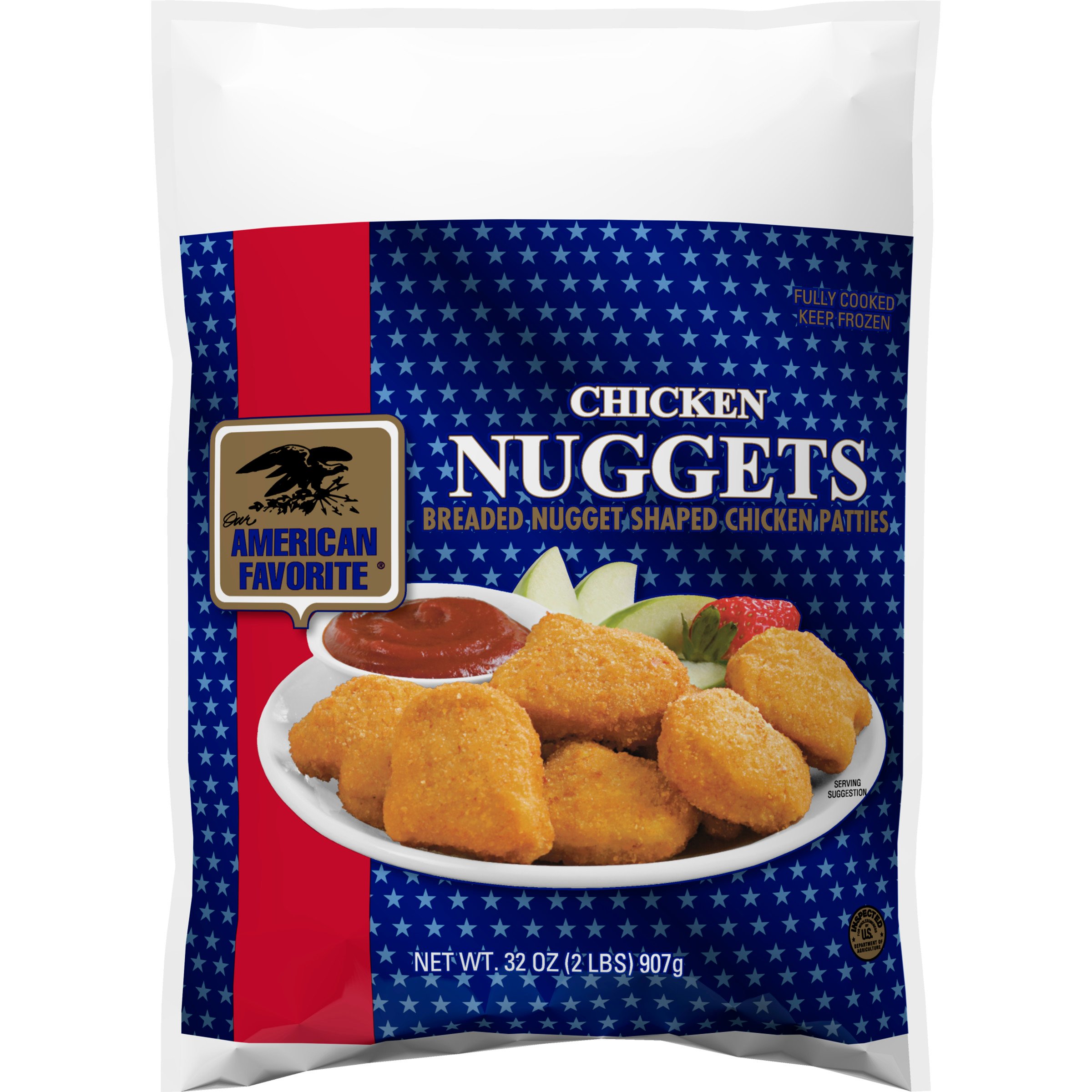 Tyson Our American Favorite Fully Cooked Breaded Chicken Nugget - Shop ...