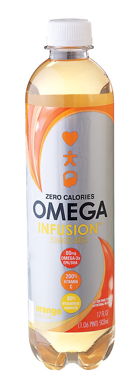 Omega Infusion Orange Enhanced Water - Shop Sports & Energy Drinks at H-E-B