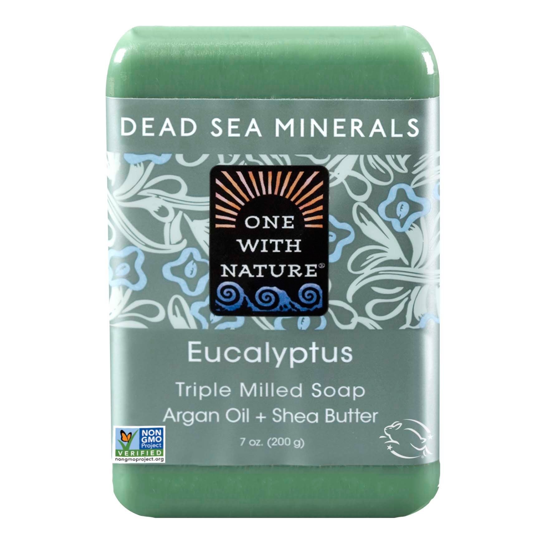 One With Nature Dead Sea Minerals Eucalyptus Soap with Argan Oil & Shea ...