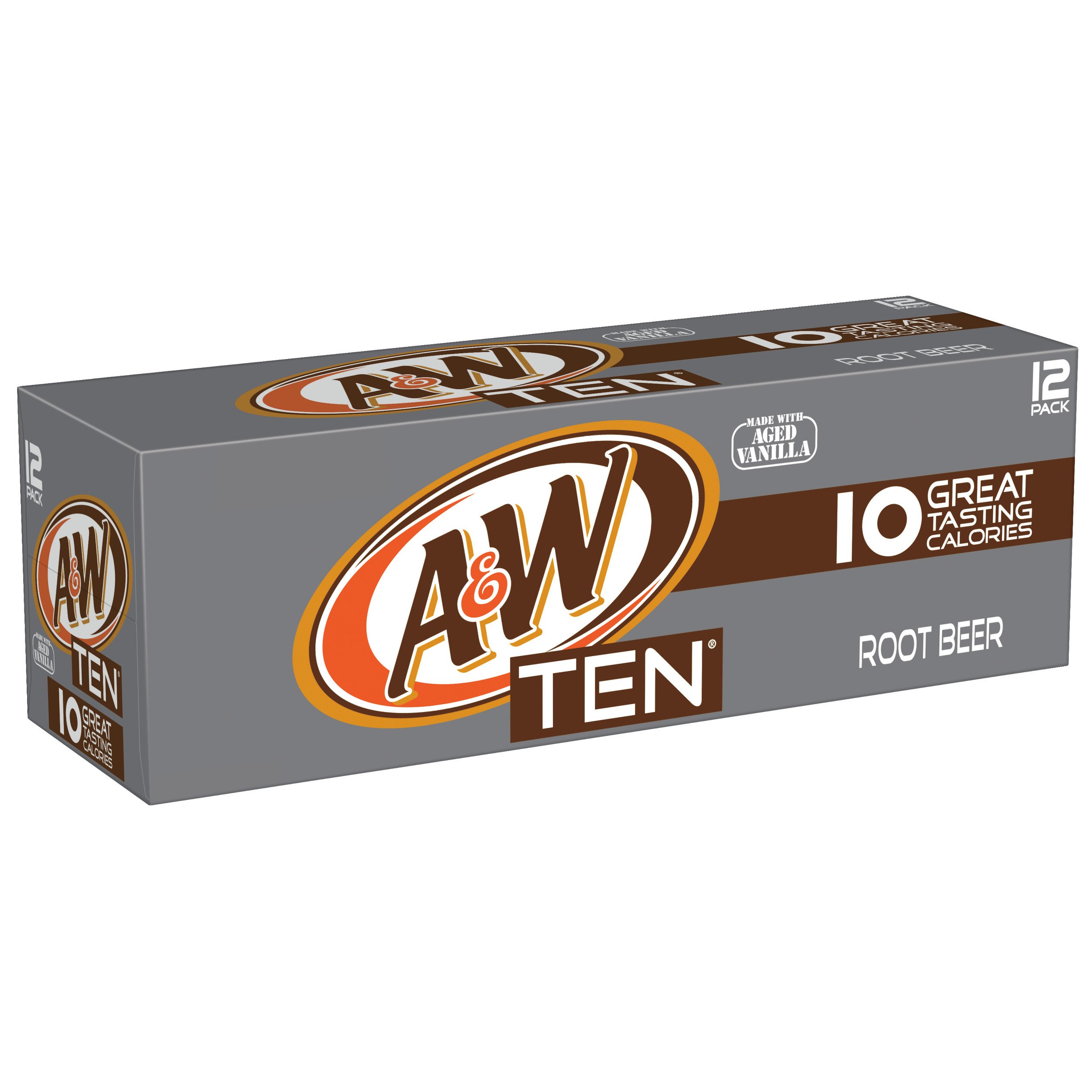 A&W TEN Root Beer 12 PK Cans - Shop Soda at H-E-B