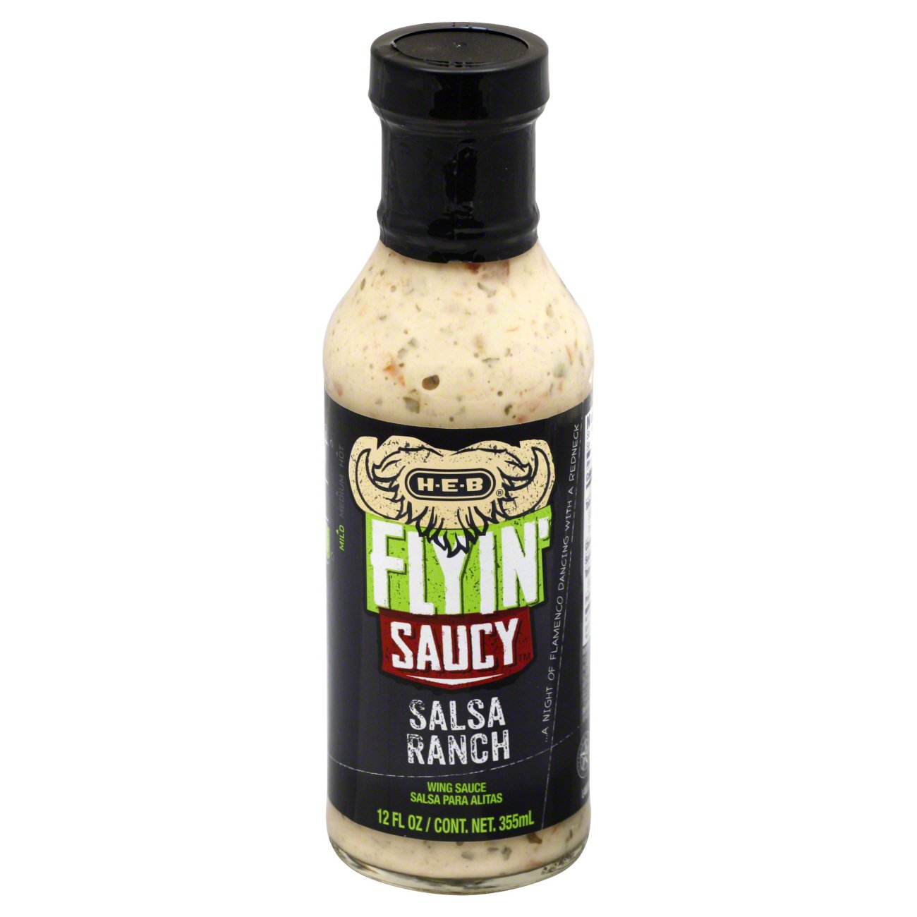 H-E-B Flyin' Saucy Salsa Ranch Mild Wing Sauce - Shop Specialty sauces ...