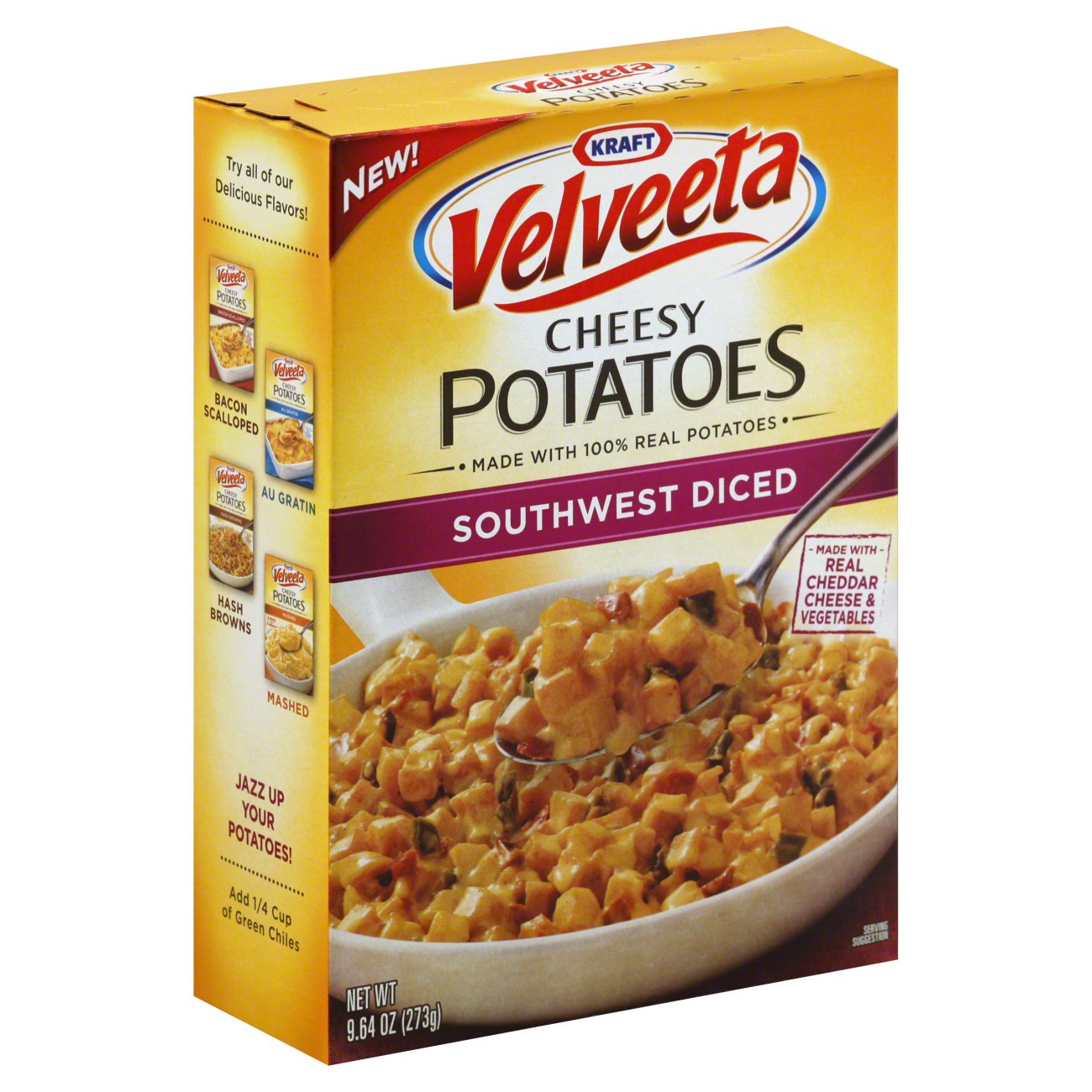 Kraft Velveeta Southwest Diced Cheesy Potatoes - Shop Pantry Meals at H-E-B