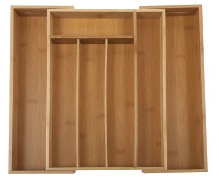 Core Bamboo Expandable Medium Flatware Tray - Shop Serving dishes at H-E-B