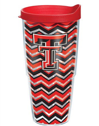Texas Tech Chevron Wrap Tervis Tumbler with Lid, 24 oz - Shop Travel ...