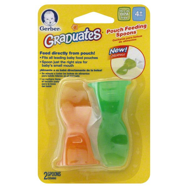 Gerber Graduates Pouch Feeding Spoons 4M+ - Shop Dishes & utensils at H-E-B