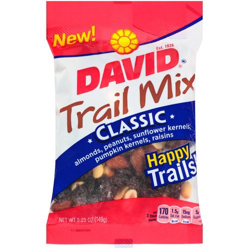 David Classic Trail Mix With Almonds, Peanuts, Sunflower Kernels ...