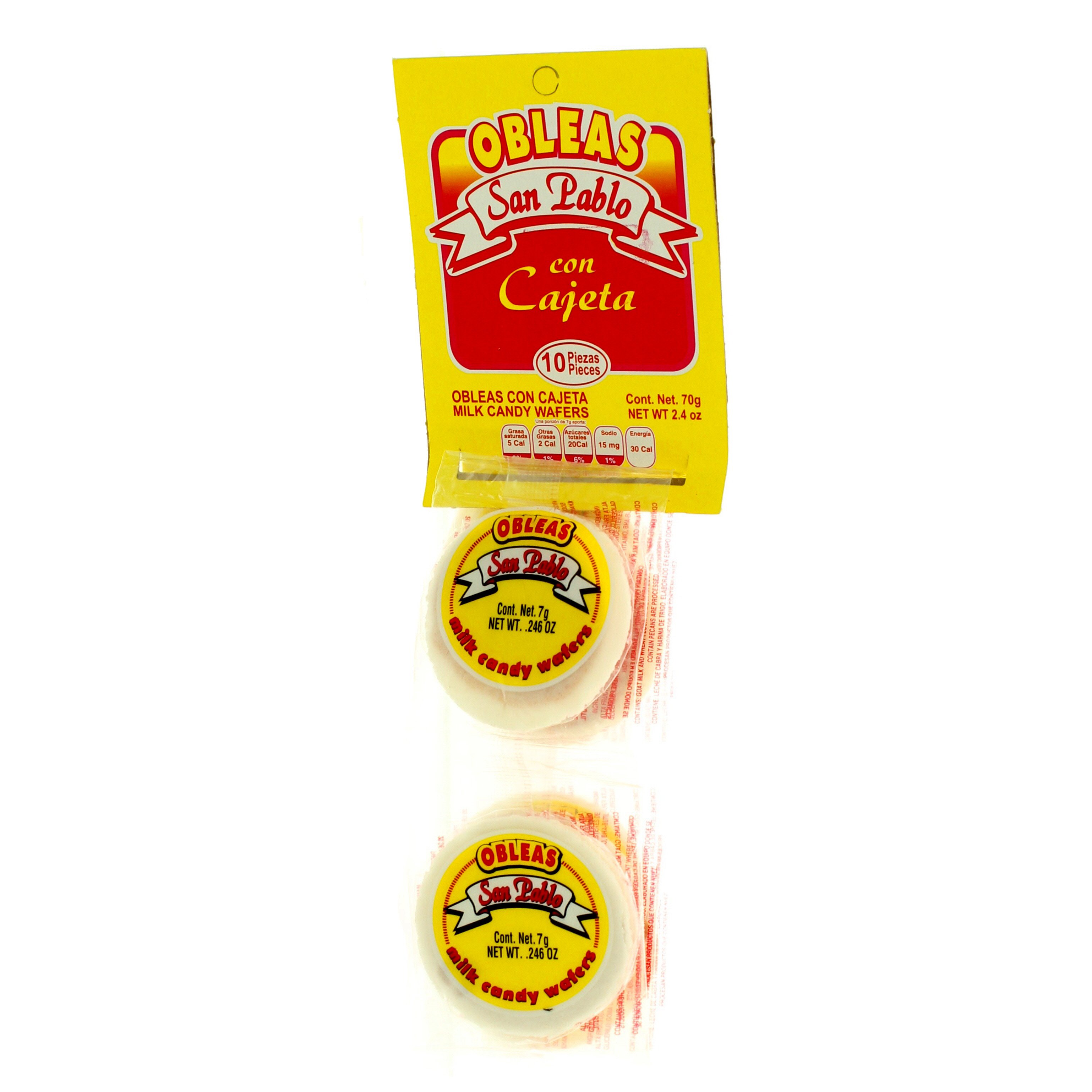 San Pablo Oblea Mini En Tira, Milk Candy Wafer Strip - Shop Candy at H-E-B