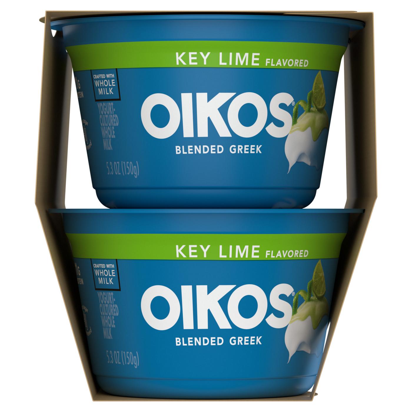 Dannon Oikos Whole Milk Key Lime Greek Yogurt - Shop Yogurt at H-E-B