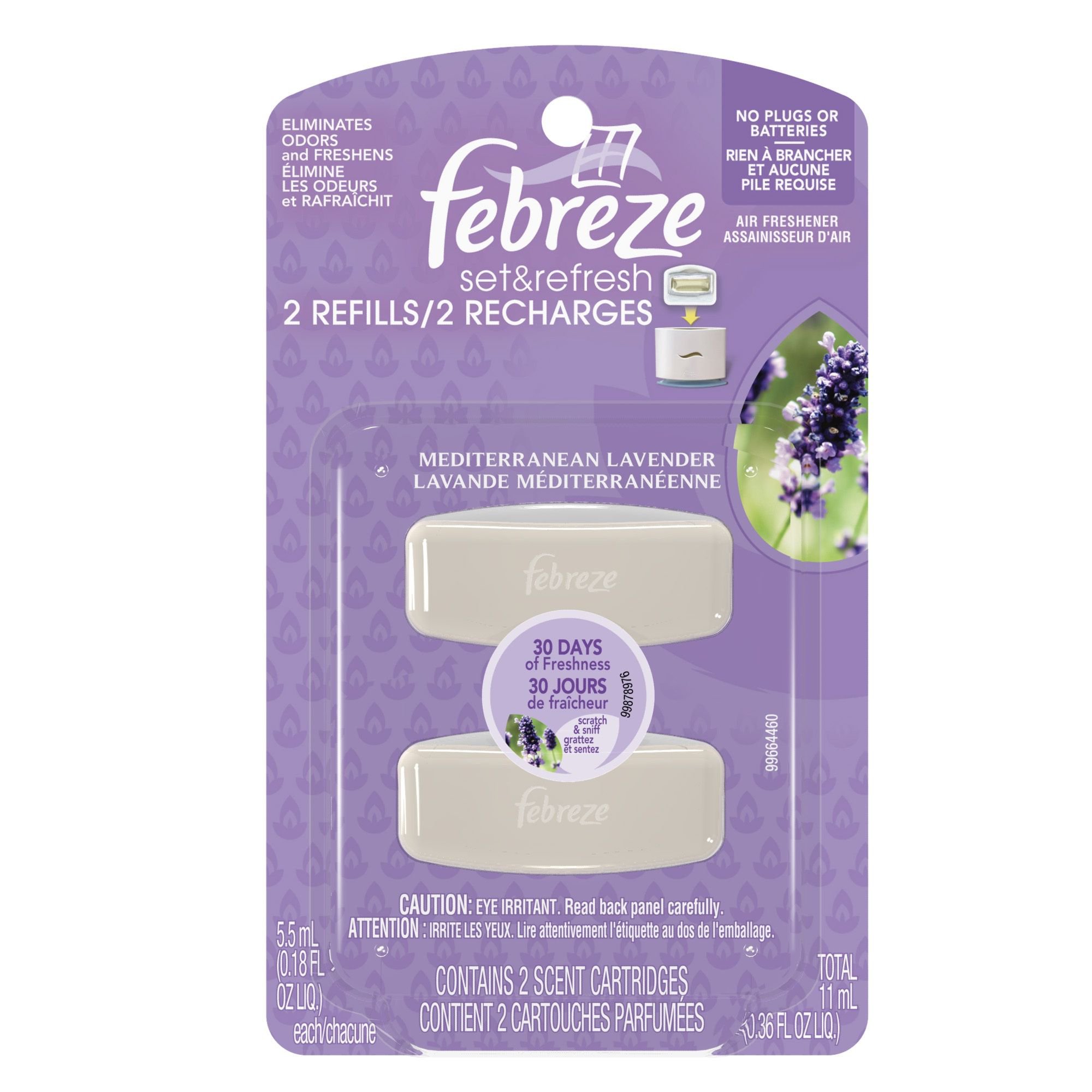 Febreze Set & Refresh Mediterranean Lavender Refill - Shop Air ...