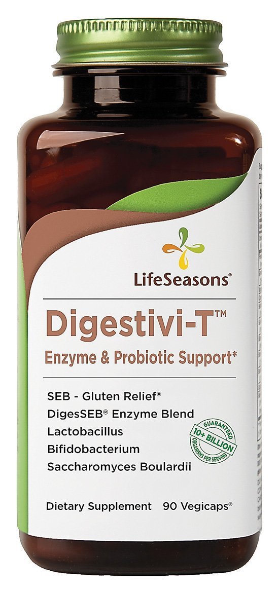 LifeSeasons Digestivi-t Enzyme & Probiotic Support Vegicaps, 60 ct ...