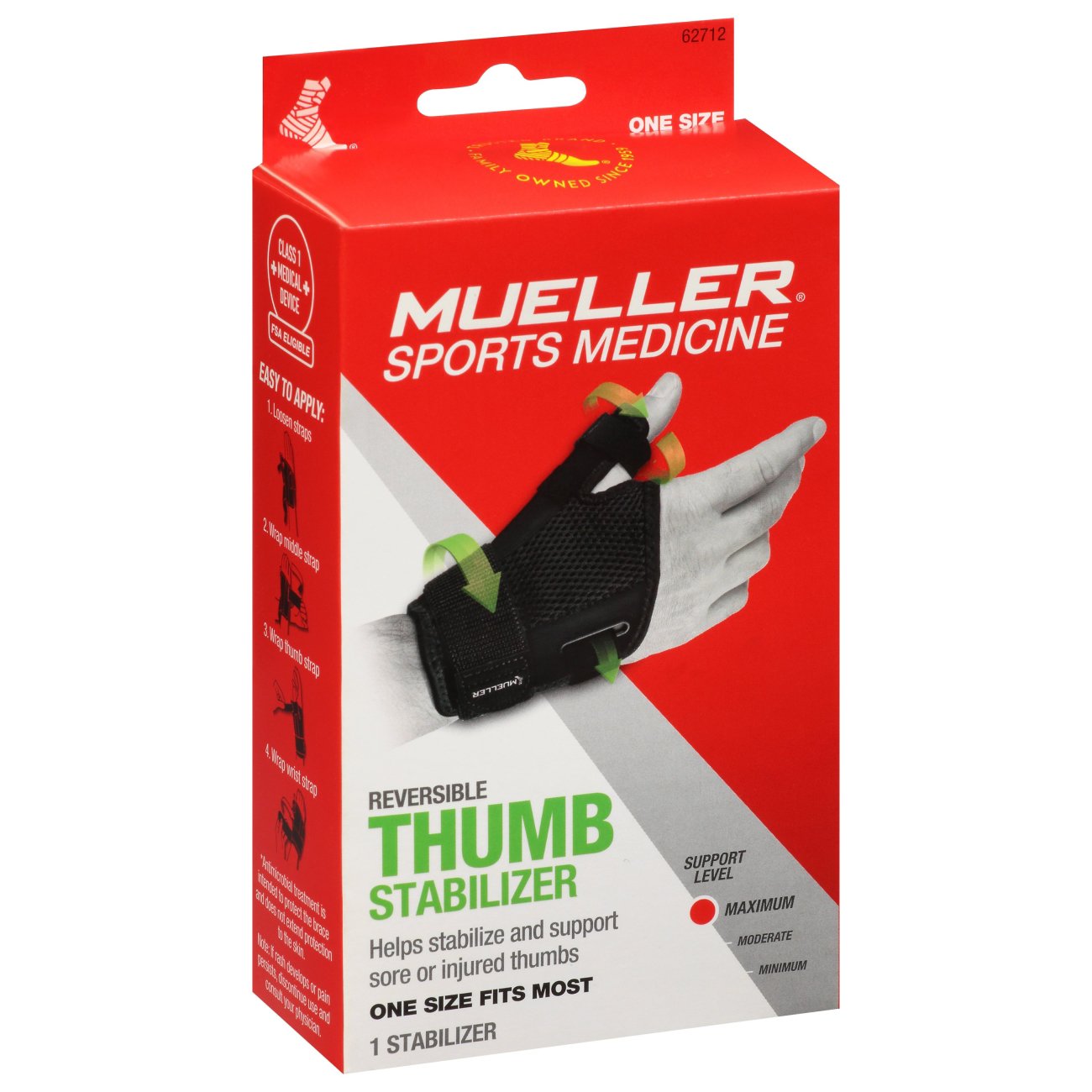 Mueller Sport Care Adjustable One Size Thumb Stabilizer - Shop Sleeves ...