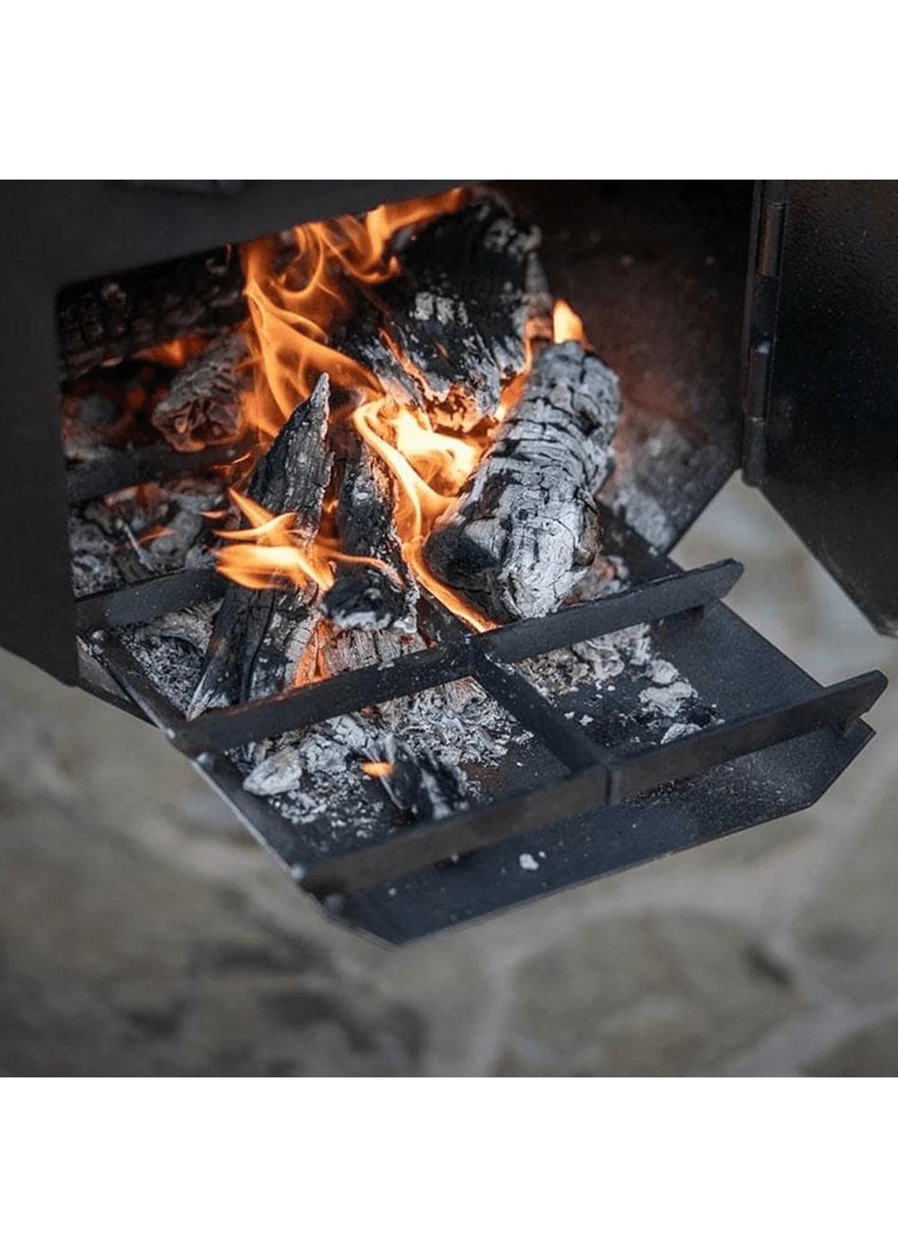 All Seasons Feeders Charcoal BBQ Pit with Firebox - Shop Grills ...