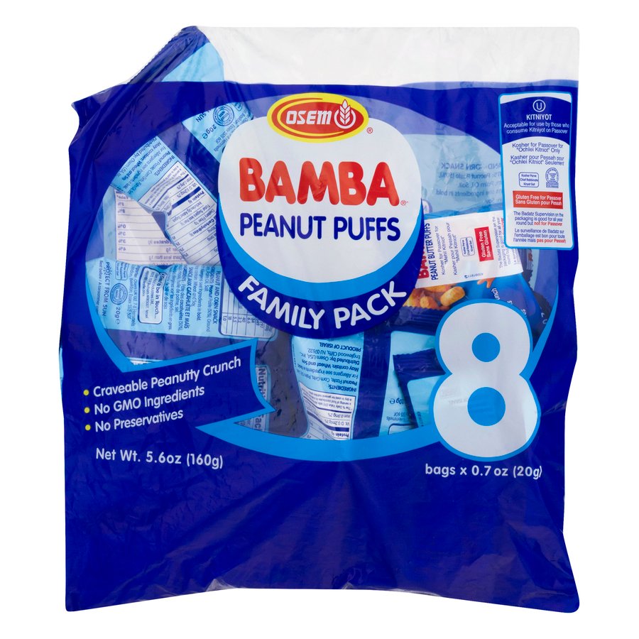 Osem Bamba Peanut Snack Family Pack - Shop Chips at H-E-B