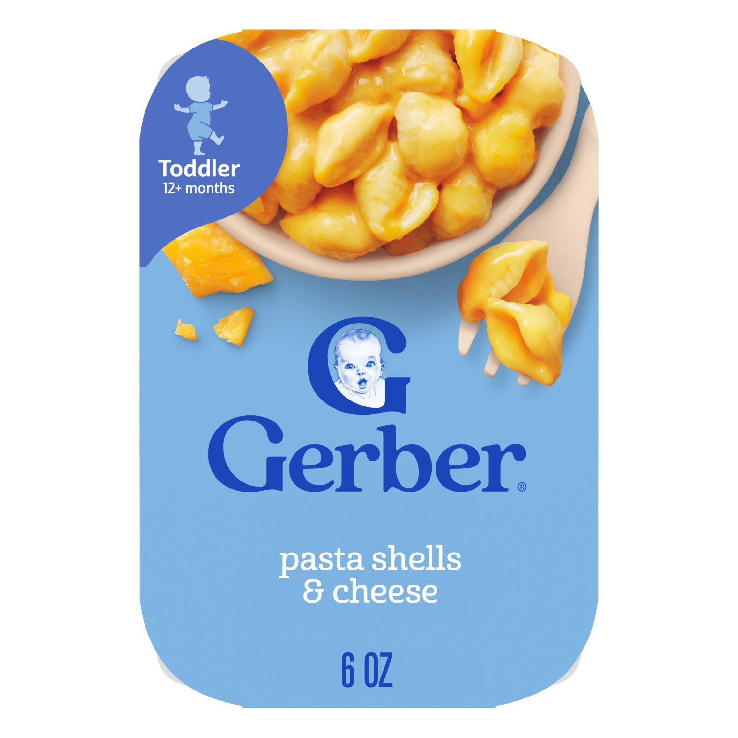 Gerber Mealtime for Toddler - Pasta Shells & Cheese - Shop Toddler food ...