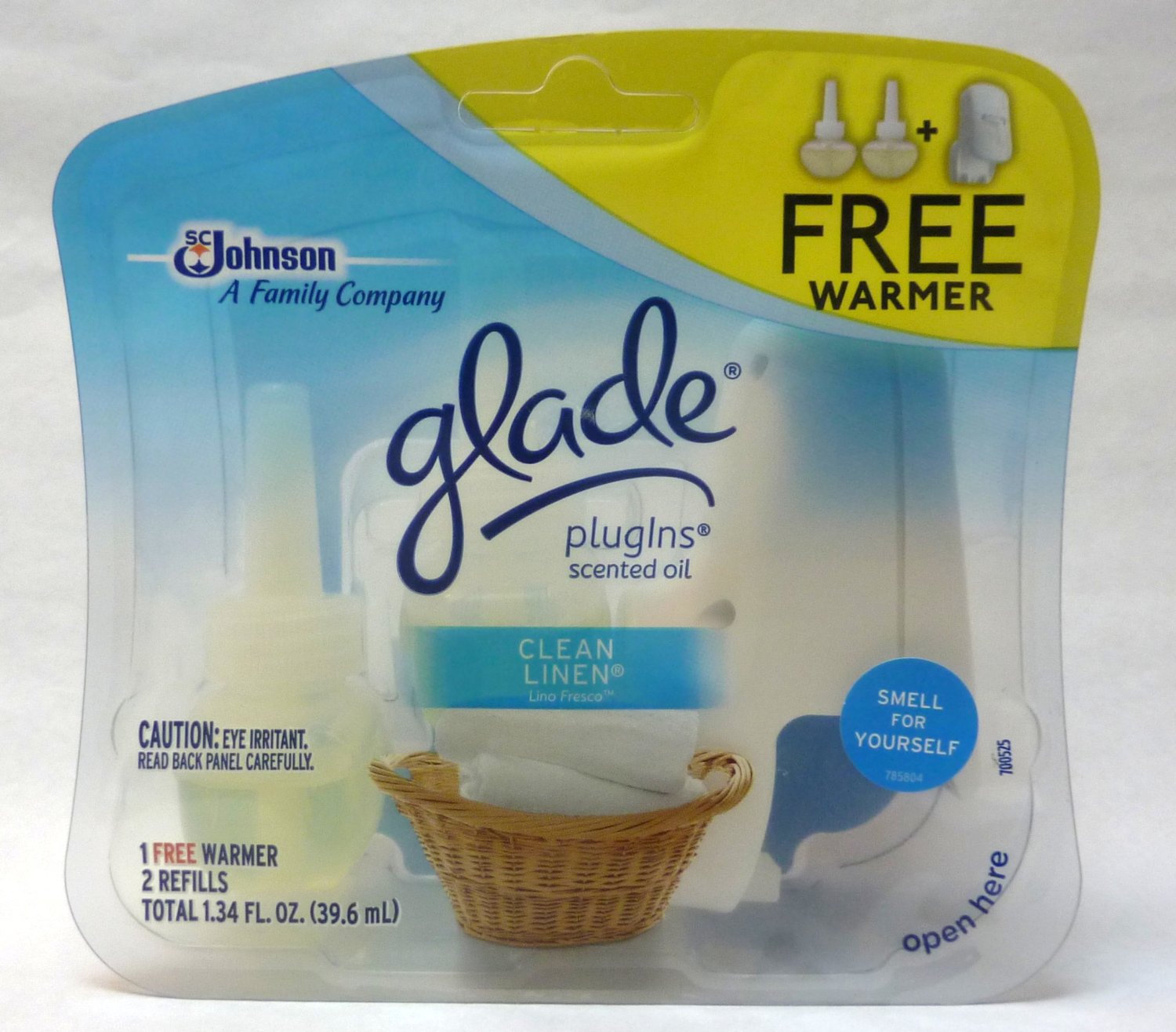 Glade Clean Linen Piso Refill With Warmer - Shop Scented Oils & Wax at ...