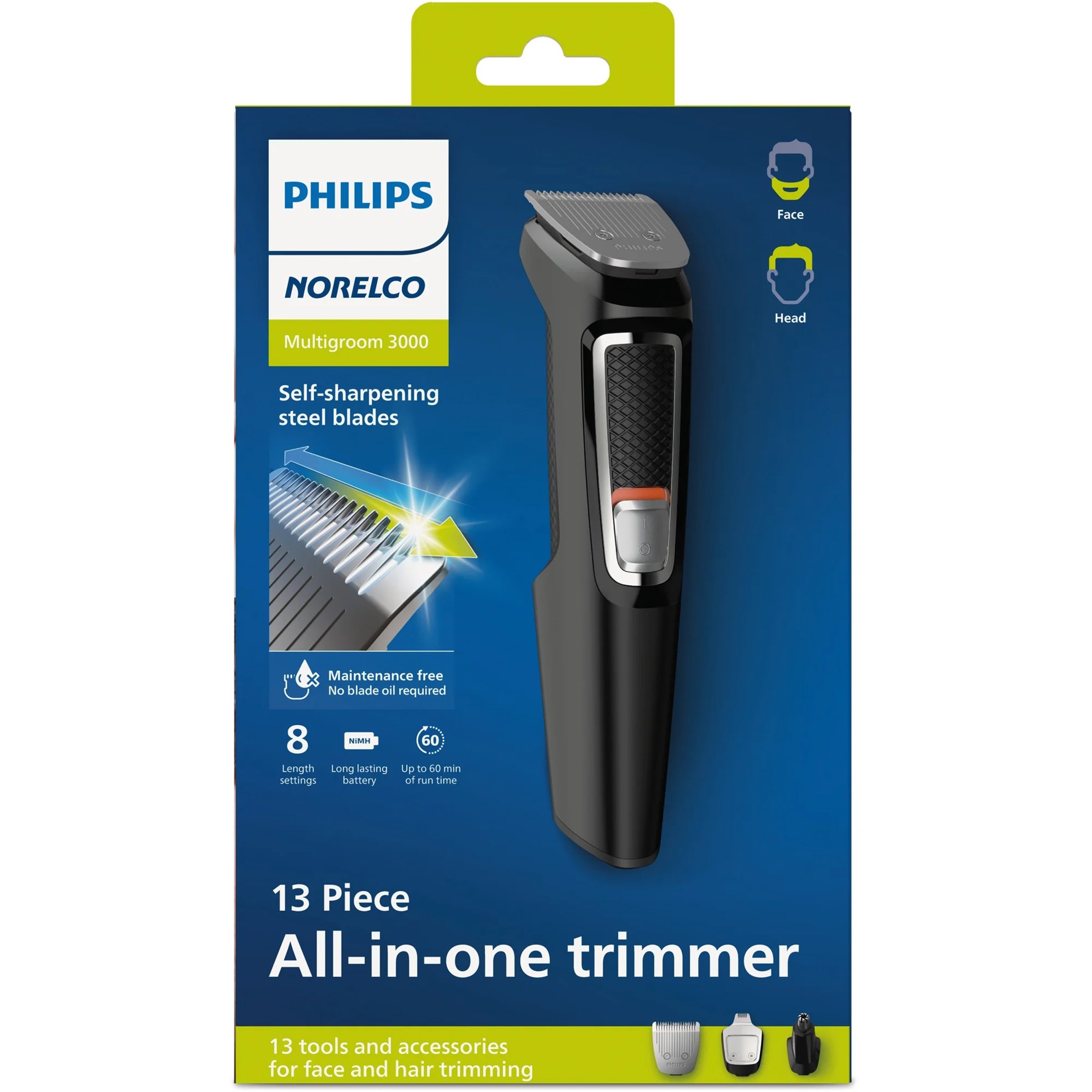 Philips Norelco Multigroom 3000 Multipurpose Trimmer - Shop Electric ...