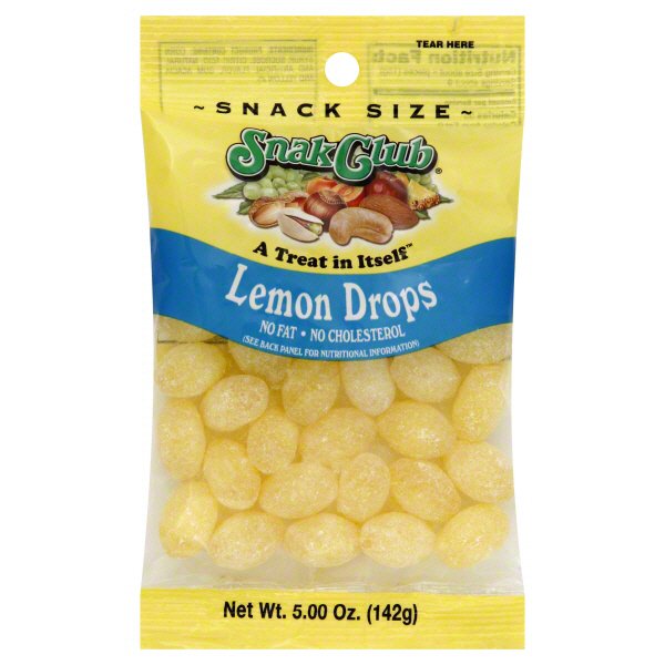 Snak Club Snack Size Lemon Drops - Shop Candy at H-E-B