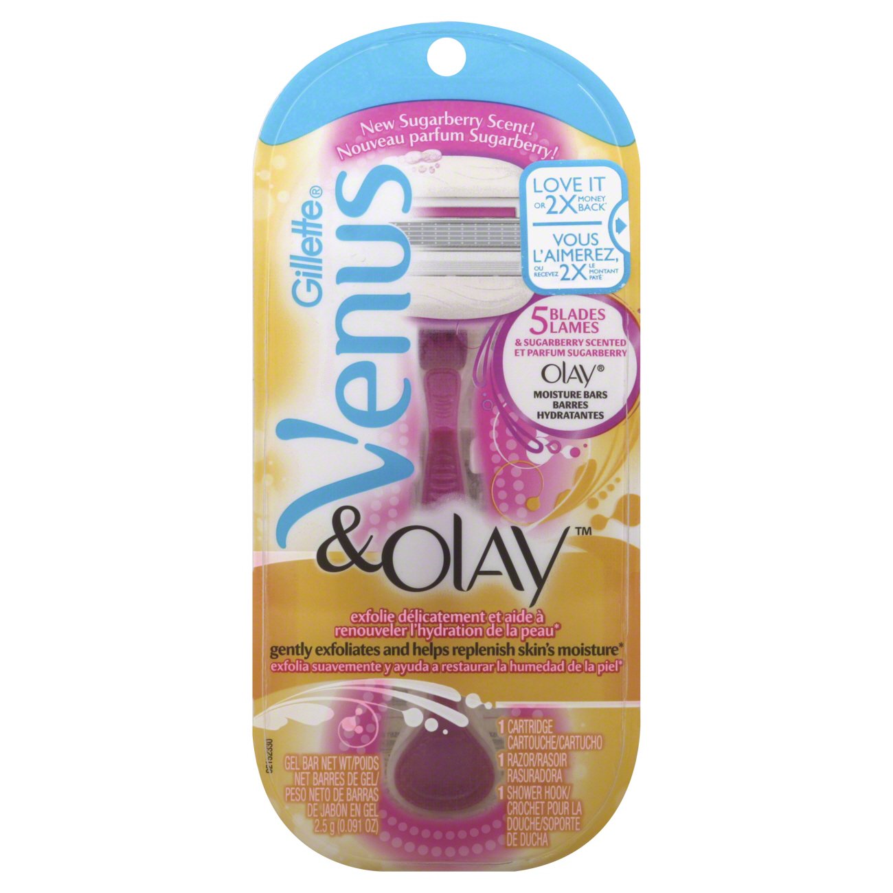 Gillette Venus & Olay Sugarberry Scent Razor - Shop Razors & blades at ...