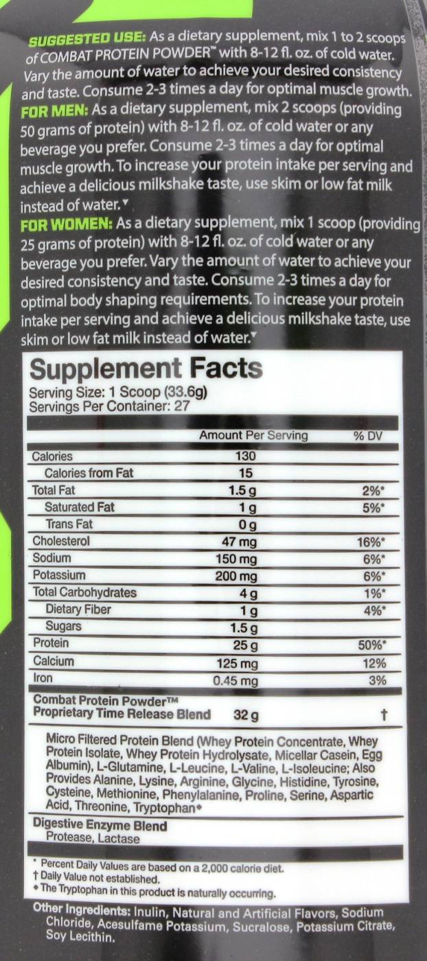 Muscle Pharm Vanilla Combat Protein Powder - Shop Diet & fitness at H-E-B