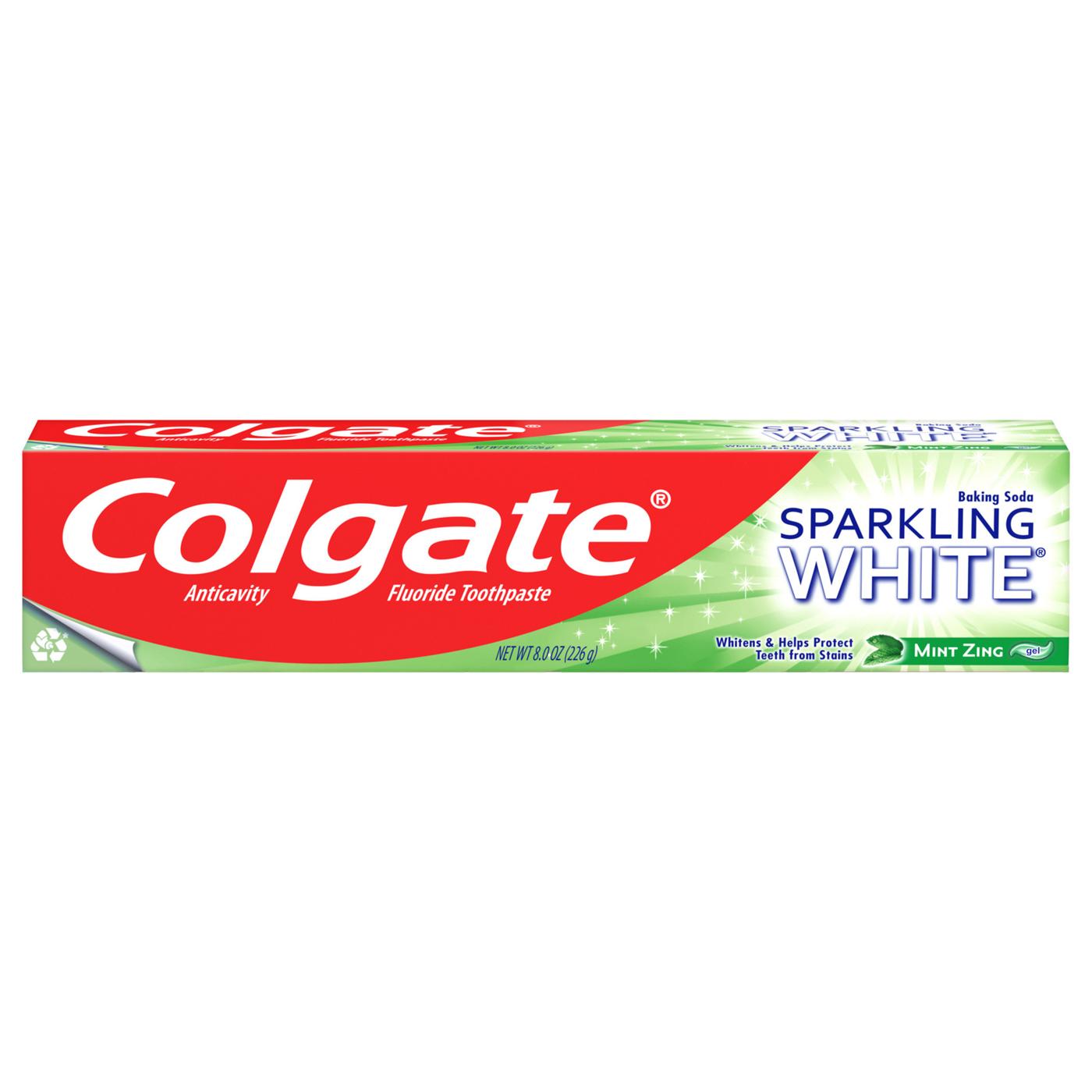 Colgate Sparkling White Anticavity Toothpaste - Mint Zing - Shop ...